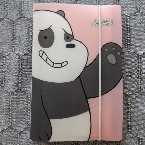 Miniso | Office | We Bare Bears Panda Pan Pan Binder Agenda Cartoon ...
